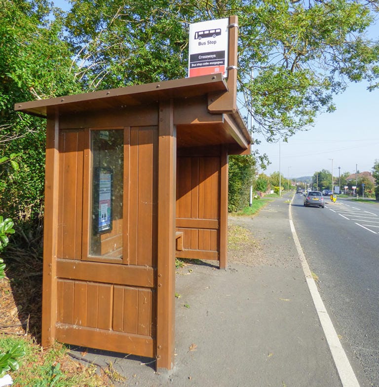 Wooden Bus Shelters Meriden | Littlethorpe of Leicester