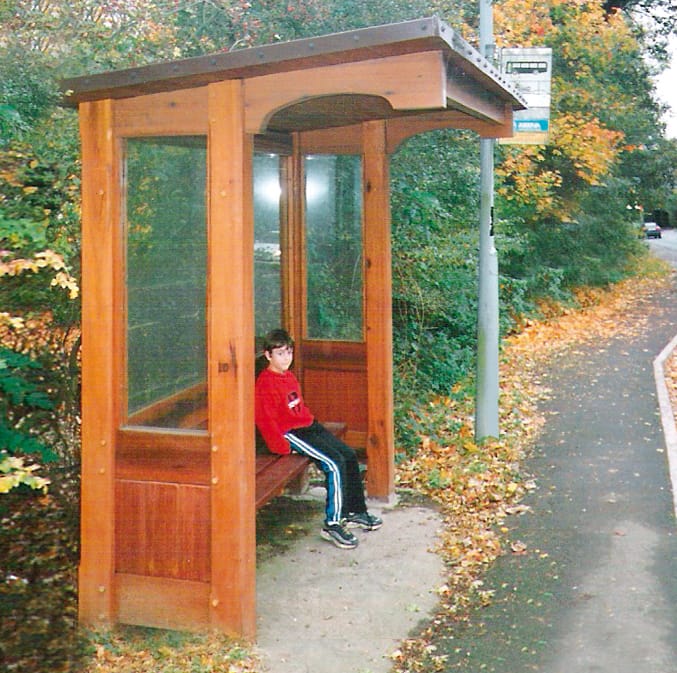 Sustainable Hardwood Bus Shelters - About Littlethorpe